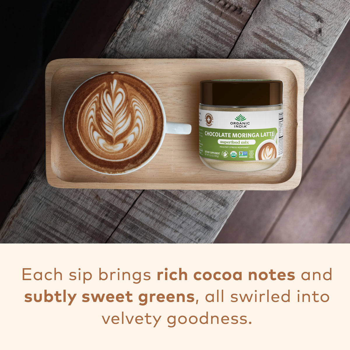 Organic Chocolate Moringa Latte – Organic India USA