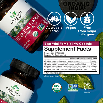Essential Female Capsules – Organic India USA