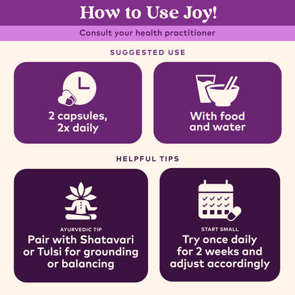 Joy! Herbal Pill Supplement | Organic India – Organic India USA