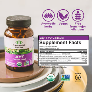 Joy! Herbal Pill Supplement | Organic India – Organic India USA