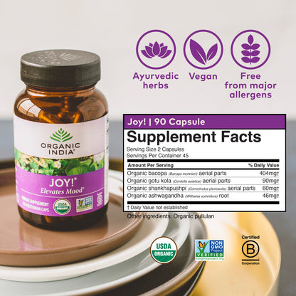 Joy! Herbal Pill Supplement | Organic India – Organic India USA