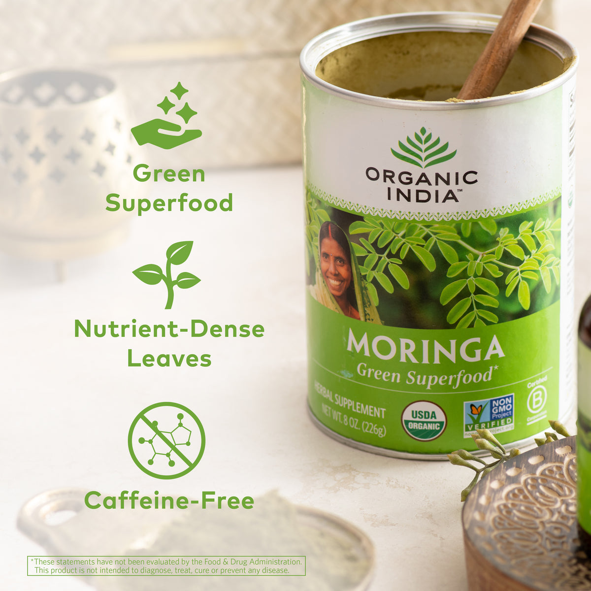 Organic Moringa Powder – Organic India USA