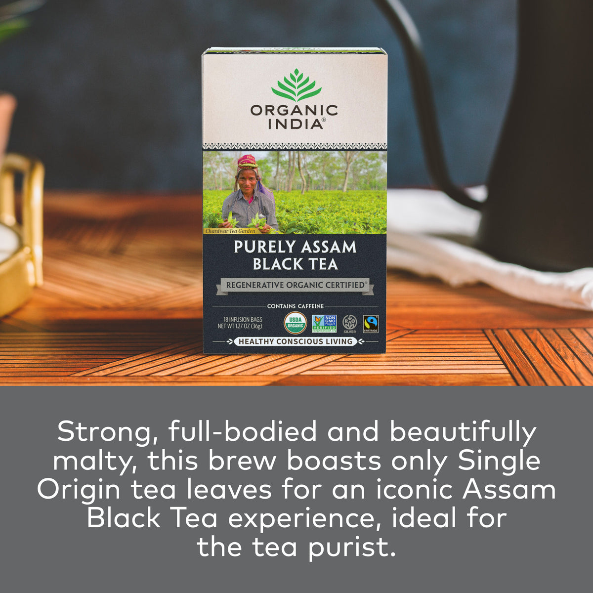 Purely Assam Black Tea – Organic India USA