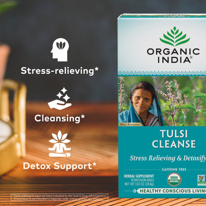 Tulsi Cleanse Tea | Organic India – Organic India USA