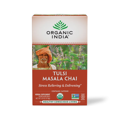 Tulsi Masala Chai Tea | Organic India – Organic India USA