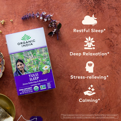 Ashwagandha Gotu Kola & Tulsi Tea for Sleep | ORGANIC INDIA – Organic India USA