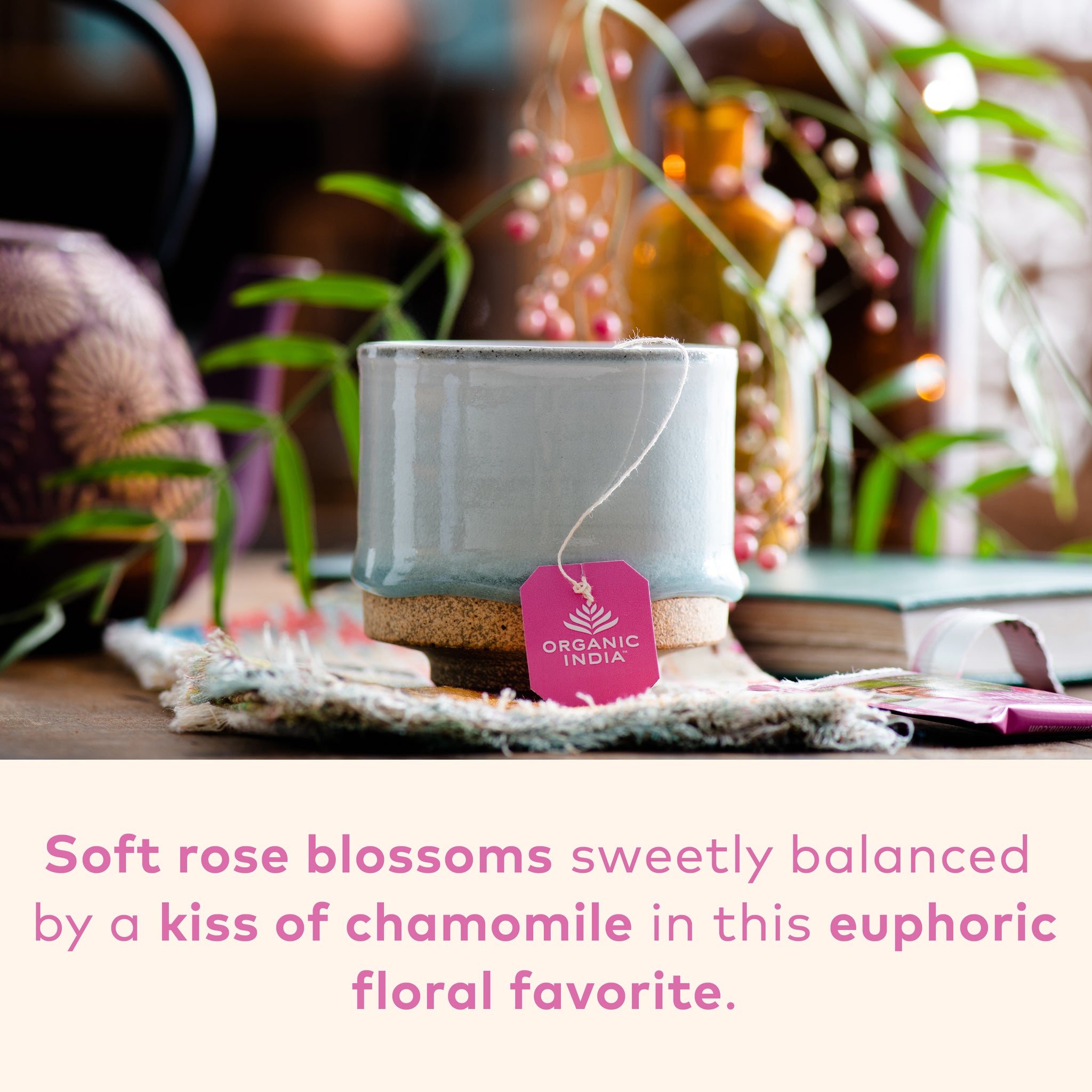 Organic Tulsi Sweet Rose Tea | Organic India – Organic India USA