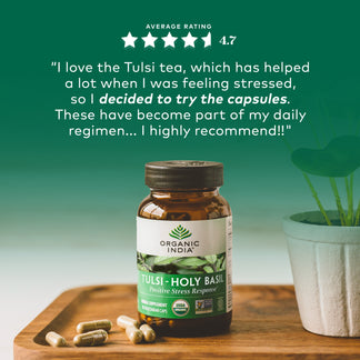Fairtrade® Certified Organic Tulsi (Holy Basil) Herbal Supplement ...