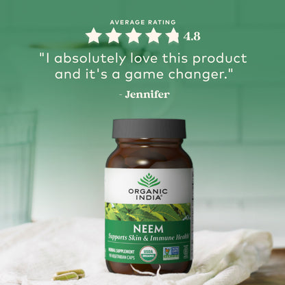 Organic Neem Leaf Capsule Supplement | Organic India – Organic India USA