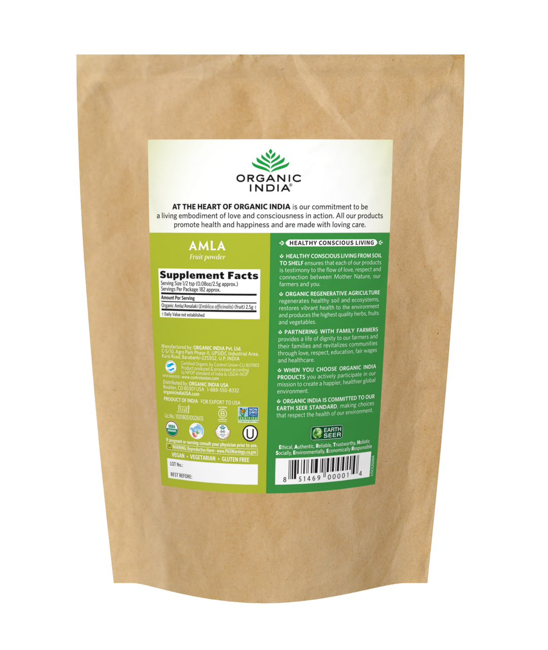 Amla Indian Gooseberry Fruit Supplement | Organic India – Organic India USA