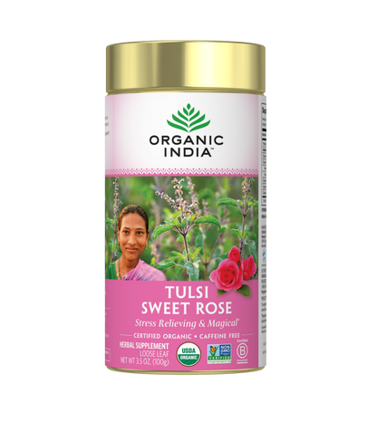 Organic Tulsi Sweet Rose Tea | ORGANIC INDIA – Organic India USA